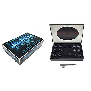 NICKSTON N-3 Assorted Replacement Set Ear Tips Adapters Gels Buds with Box Organizer and Cleaning Tool Compatible with In Ear Earphones Headphones