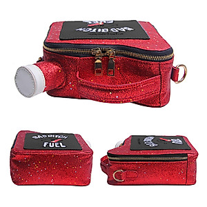 KUANG! Women Fashion Sequin Crossbody Bag Fun Gasoline Handbag Shoulder Bag for Women Messenger Tote Bags