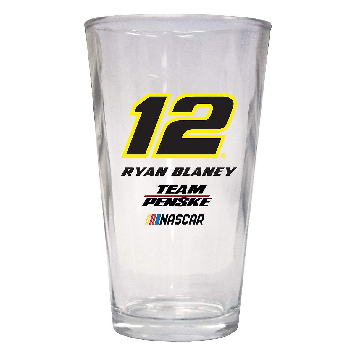 R and R Imports Ryan Blaney #12 Officially Licensed NASCAR Pint Glass New for 2020
