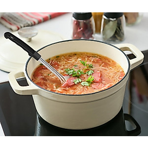 3 Pcs Large Serving Spoons, Cooking Spoons, Serving Spoons for Buffet, Stainless Steel Serving Spoons, 13 inches Serving Spoons Set for Kitchen Party Baking Basting, Big Spoons with Coated Handle