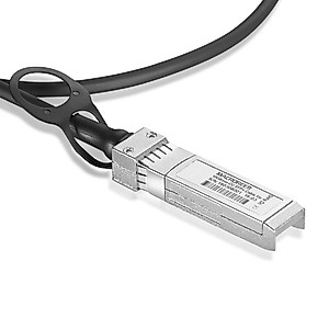 10G SFP+ DAC Twinax Cable, 10GBASE-CU Passive Direct Attach Copper SFP Cable, SFP Patch Cable for HPE ProCurve Aruba Switch Series, 5-Meter, High-Speed Ethernet Network DAC