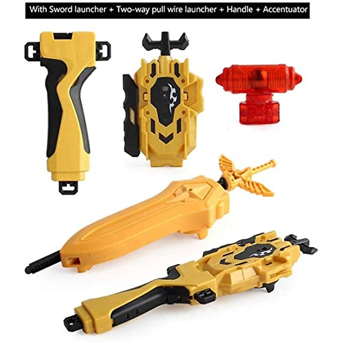 XIXIPOPOMT 12 Pcs Gyros Burst Turbo Gyros Top Evolution Metal Fusion Burst Gyro Toy Battle Gyro Battling Tops Game Set with 12 Spinning Top and 3 Launchers, Age 6+