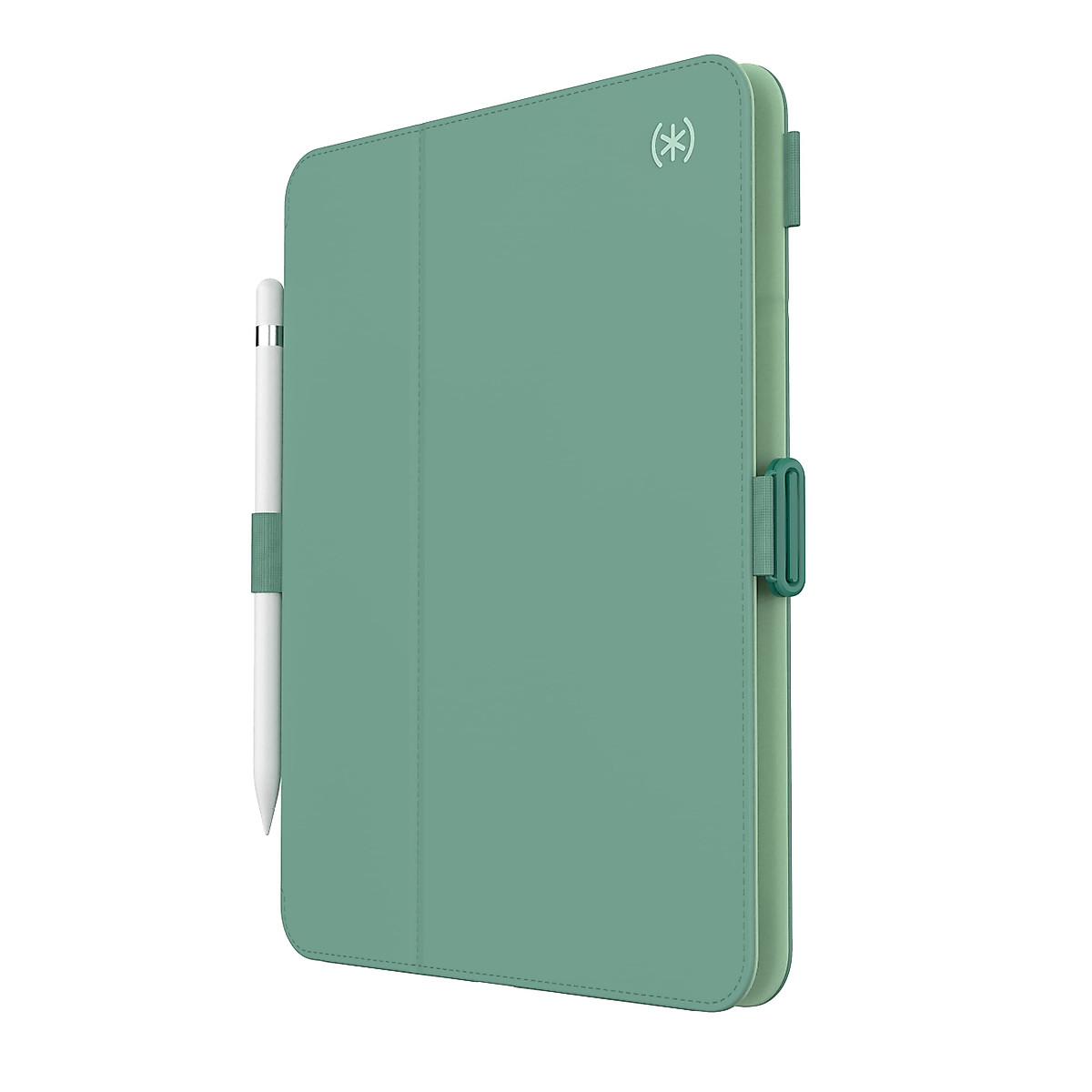 Speck Case for iPad Pro 10th Generation 10.9 Inch - Drop & Camera Protection, Slim Multi Range Stand, Apple Pencil Holder - Fluorite Green/Eggshell Green