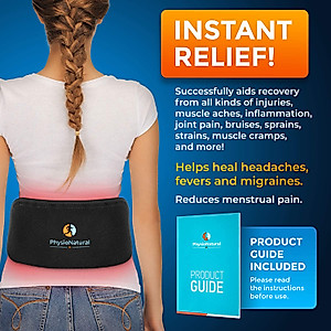 Cold Therapy Reusable Gel Pack with Secure Wrap for Instant Relief of Back Pain, Sore Shoulders, Swollen Knees - Ideal for Injuries, Arthritis, Sprains, Aches, and Surgery Recovery
