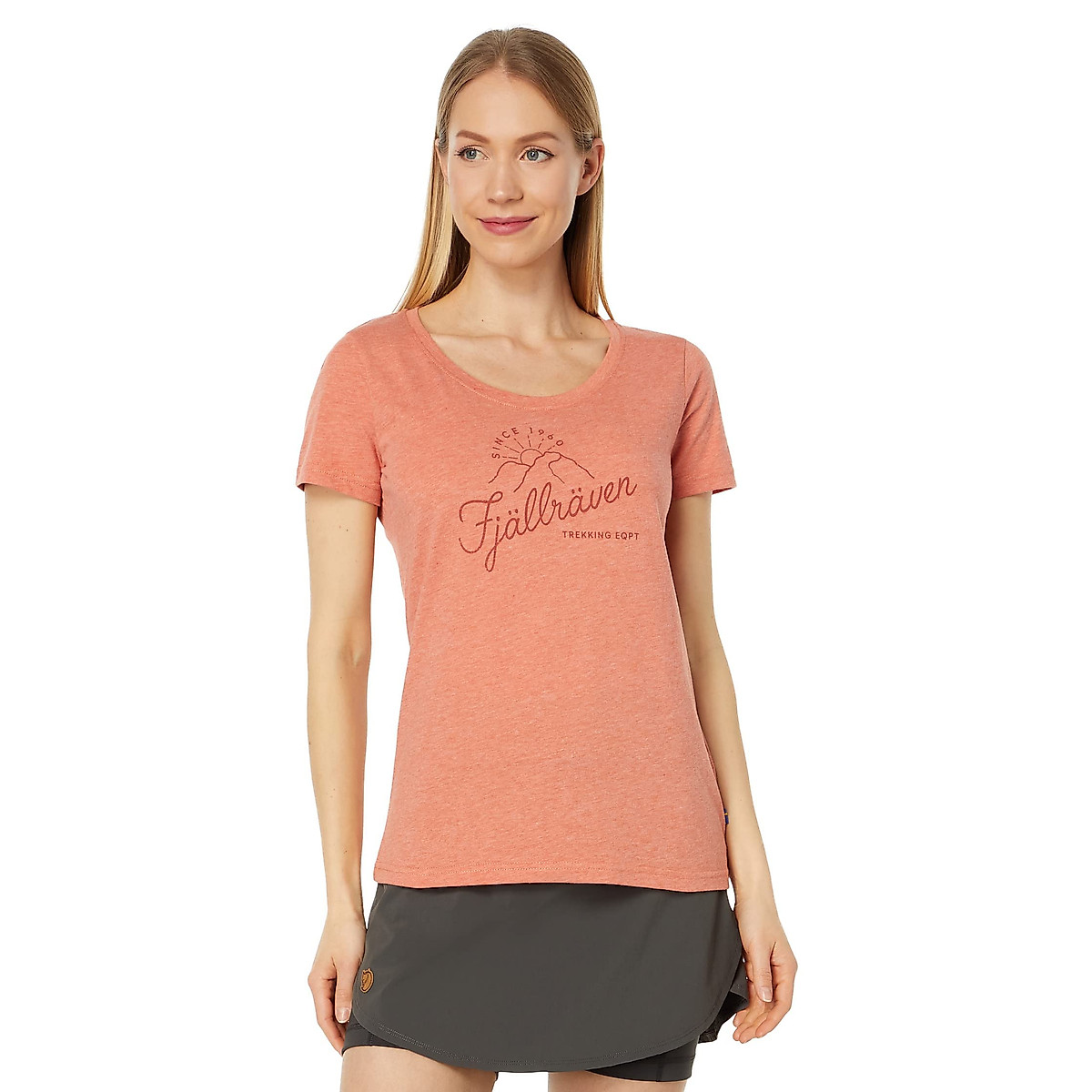 Fjällräven Sunrise T-Shirt Rowan Red/Melange MD