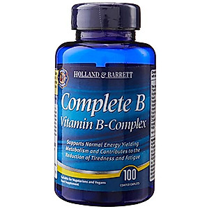 Complete B Vitamin B-Complex 100 Easy to Swallow Coated caplets