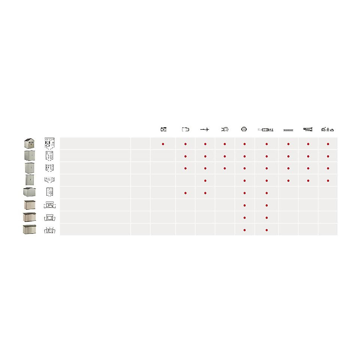 Rubbermaid Resin Weather Resistant Outdoor Storage Shed, 5 x 2 ft., Sandalwood/Onyx Roof, for Garden/Backyard/Home/Pool