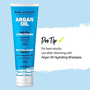 Marc Anthony Argan Oil Conditioner with Keratin - Moisturizing & Hydrating for Dry, Dull Hair - Repairs, Strengthens & Revives Shine with Nourishing Argan Oil of Morrocco - Sulfate Free & Paraben Free