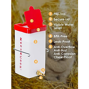 32oz No-Drip Small Animal Brass Nozzle Water Bottle. BPA Free. Best Water Bottle for Small Pet/Bunny/Ferret/Hamster/Guinea Pig/Rabbit