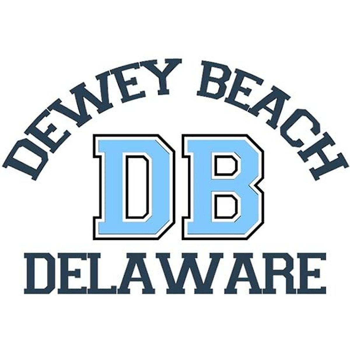 CafePress Dewey Beach DE Varsity Design Mug Ceramic Coffee Mug, Tea Cup 11 oz