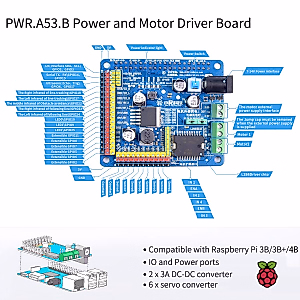 Smart Robot Car Kit for Raspberry Pi, Tank Robot Chassis Real-Time Video Transmission, WiFi/Bluetooth Control, Path Planning, Programmable Robot Kit (Stainless steel chassis+Raspberry Pi 4B(4GB))