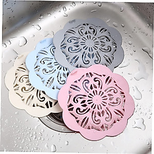BUTIFULSIC 5pcs Sink Plug Sink Strainer Plug Sink Strainer Stopper Drain Filter Strainer Drain Cover Sink Drain Filter Bath Filter Tub Strainer Hair Catcher Filter for Sink Hair Organ Pool