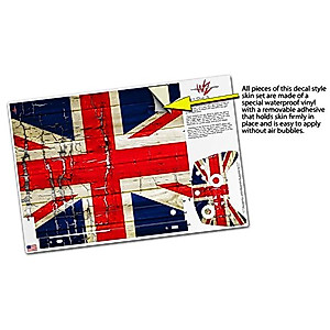 WraptorSkinz Decal Vinyl Skin Wrap Compatible with Xbox One X Console and Controller - Painted Faded and Cracked Union Jack British Flag