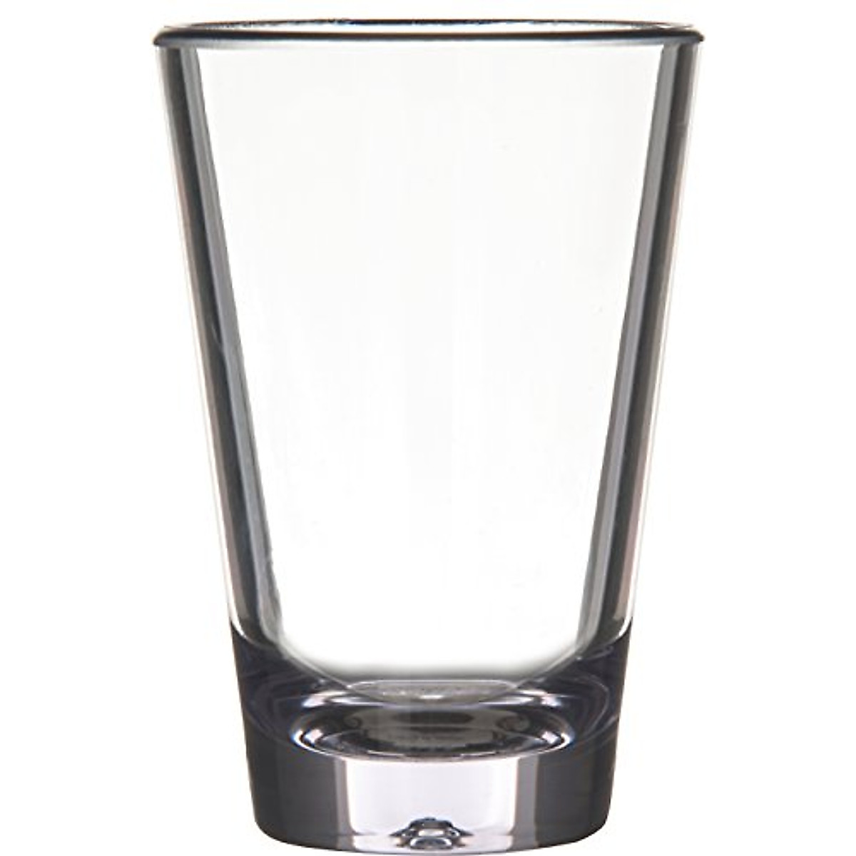 Carlisle FoodService Products Alibi Shot Glass Clear Glass for Restaurant, Kitchen, and Bar, Plastic, 3 Ounces, Clear