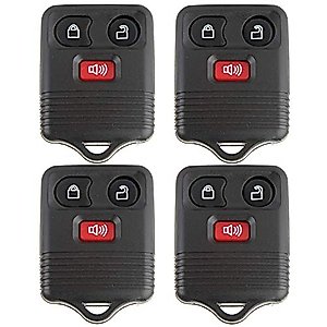 cciyu 4X Keyless Entry Remote Fob Case 3 Buttons Replacement for Ford for Lincoln for Mazda for Mercury (CWTWB1U212 CWTWB1U331 CWTWB1U345 GQ43VT11T)