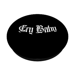 Cry Baby Graphic Logo for Renaissance Hipster Friend PopSockets Swappable PopGrip