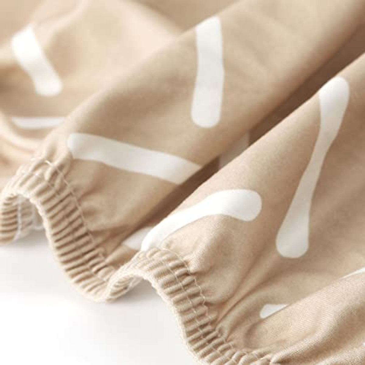 GRSSDER Stretch Ultra Soft Jersey Knit Changing Pad Cover Set 2 Pack,Change Table Pad Covers Fit 32"/34" x 16" Pads Safe and Snug,Stylish Cute Rainbow Print for Baby