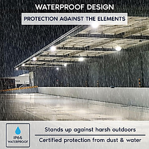 LUXRITE 200/220/240W UFO High Bay LED Shop Lights, Up to 36000 Lumens, 3CCT 3500K-5000K, 5FT Hardwire Cable, Surge Protected, IP65, 120-277V, UL - Warehouse Gym Factory Commercial Lighting 2-Pack