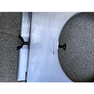 PitsMaster 304 Grade Stainless Steel Slide Out Propane Tank Tray for BBQ Island, RV, Free Standing Gas Grill