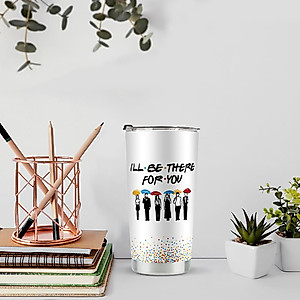 LONGXIN Stainless Steel Tumblers - 20oz Friends Gifts for Women, Perfect for Birthdays, Anniversaries, and Christmas