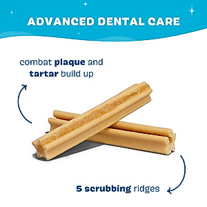 Bark Bright Original Dog Dental Chew Sticks (30 Chews) Plaque and Tartar Cleaning - Medium Breeds