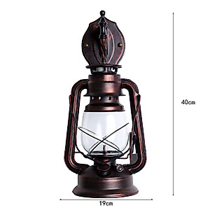 LIN XIAO HAO mayu Retro Lanterne Wall Lamp Purple Antique Horseshoe Personality Metal Creative Kerosene Lamp Corridor Staircase Lights