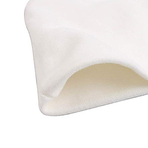 Duoyeree Baby Hat Newborn Hat Adorable Cotton Bear Ear Beanie Cap for Infant Girl Boy 0-6 Months, White