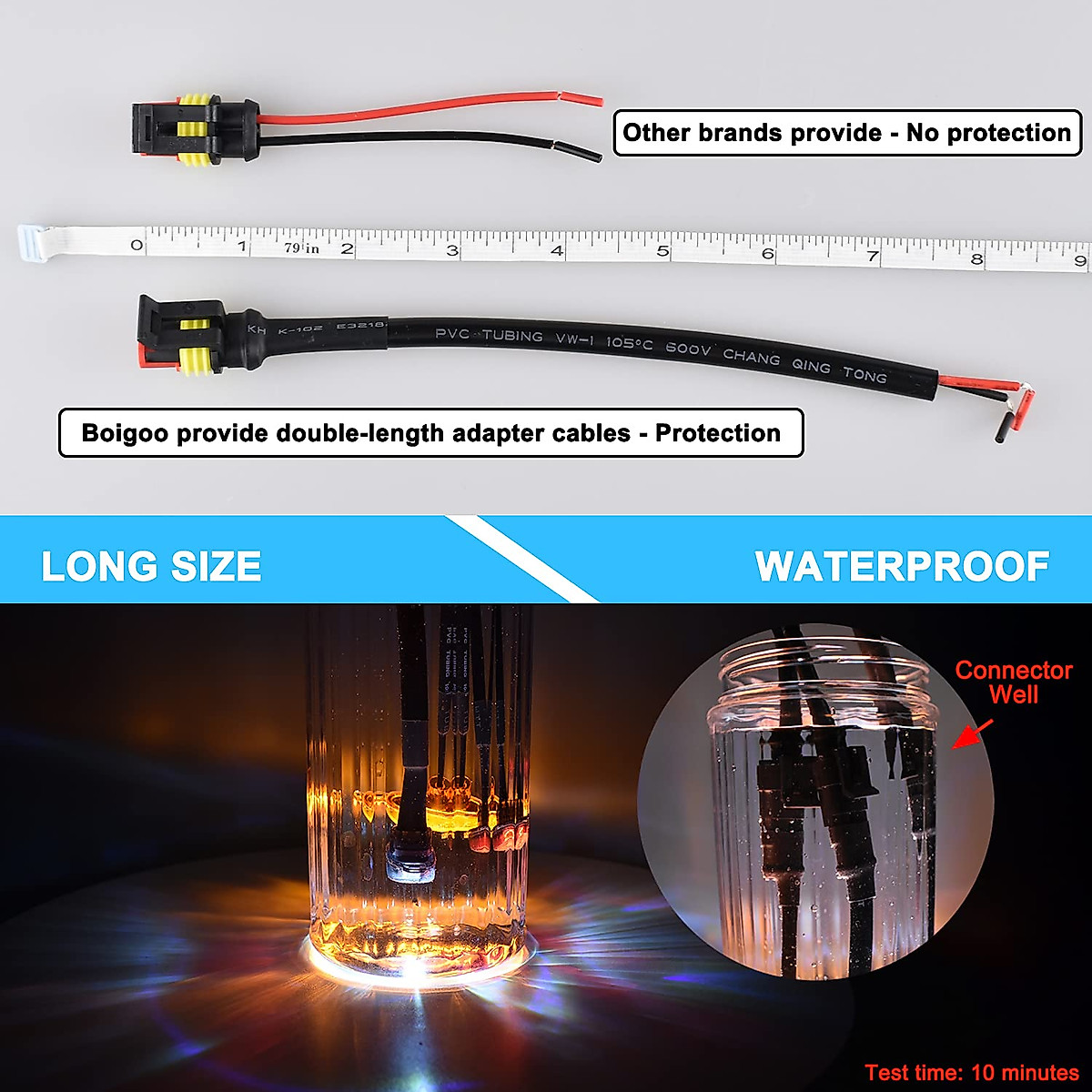 Boigoo Front Grill Lights compatible for Ford Raptor F150 Grilles 2010-2014 & 2017-up, Yellow LED Parking/Running Amber Light, Not for Aftermarket Grille | 2011 2012 2013 2018 2019 2020 2021