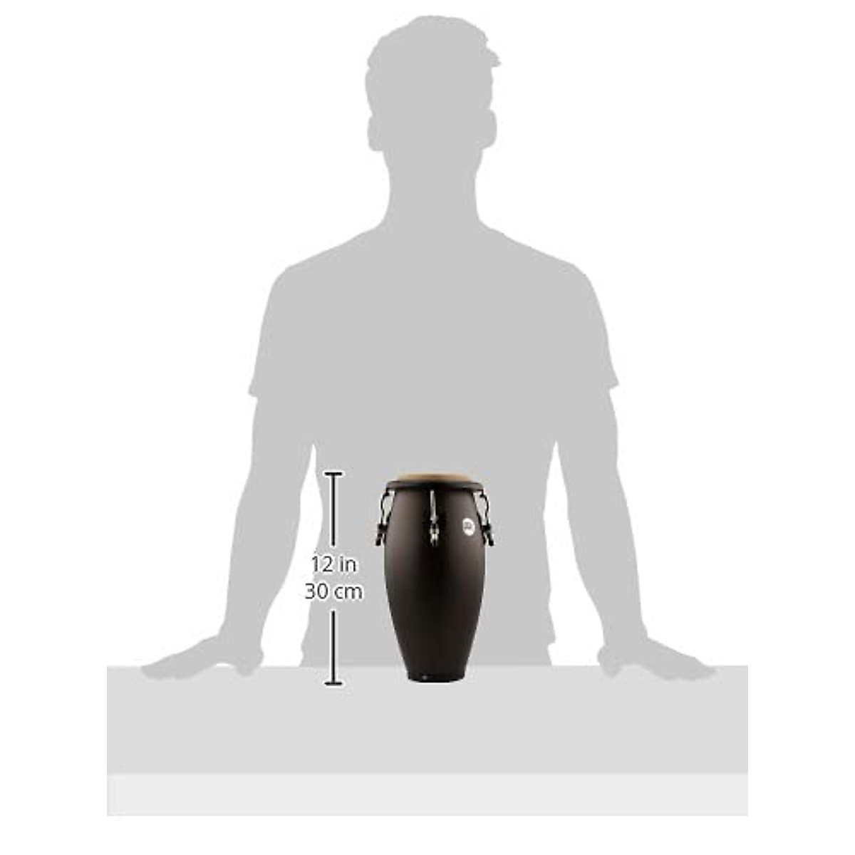 Meinl Percussion 4 1/2" Mini Conga with Hardwood Shell and Tunable Buffalo Skin Head-NOT Made in China-Vintage Wine Barrel, 2-Year Warranty, (MC100VWB)