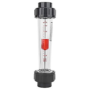 LZS-32（D）Liquid Flowmeter 0.4-4 Tube Type Liquid Flowing Meters Plastic Flat Interface Waterflow Controllers Transparent Water Rotameter Hydraulic Valve Fittings