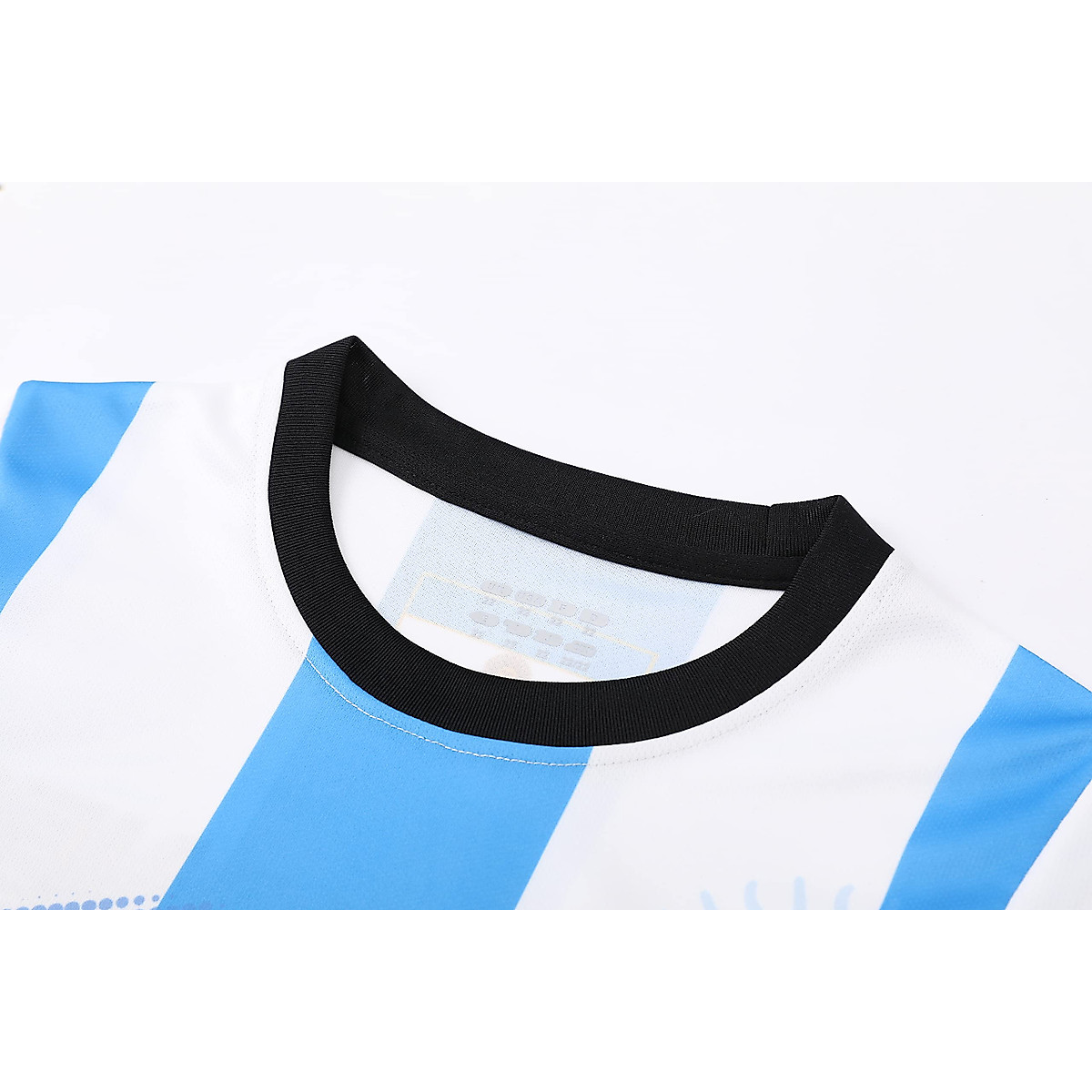 Argentina World Champions Edition Sports Soccer Football Boys Kids Youth Jersey Shirt Kit Set (Size-28 (10-11 Years))