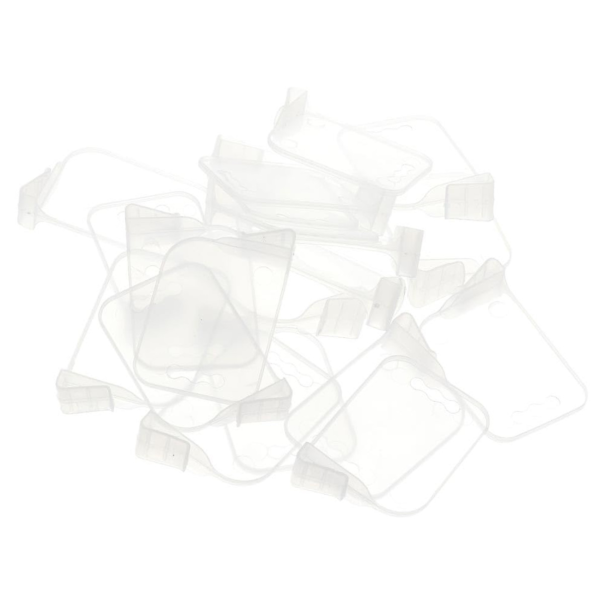 couponhub 20Pcs Clear Plastic Fridge Organizer Partition,Portable Fridge Container Divider Easy to Install,Durable Multipurpose Drawer Separators Board for Fridge Drawer