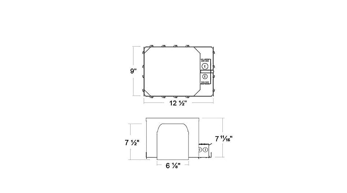 AH Lighting 6" LED Fire Rated Housing - Smart Design