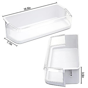 DA97-06177C Refrigerator Door Shelf Replacement Compatible with Samsung Kenmore Refrigerator Door Shelf Bin, Storage Slots,Door Shelf Basket Bin DA97-06177B,DA63-07104A,DA63-06867…