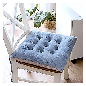 DINGZZ Indoor Outdoor Soft Cushion Thicken Square Seat Pad Home Office Sofa Throw Pillow Textile Mat ( Color : D , Size : 38*38cm )
