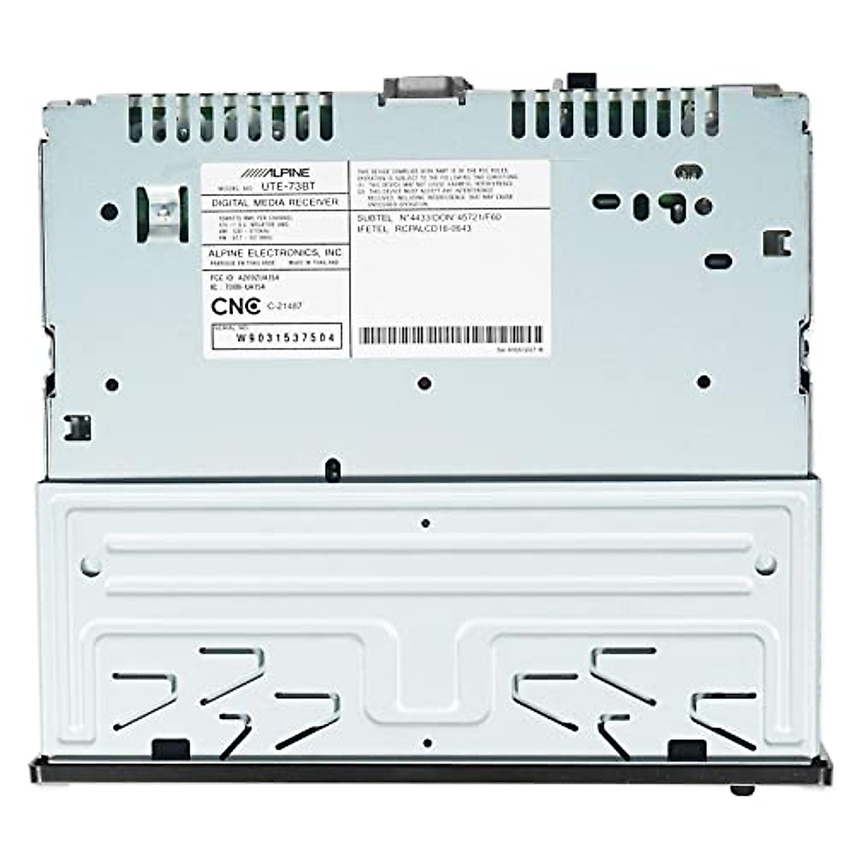 ALPINE UTE-73BT Digital Media Advanced Bluetooth Car Receiver w/AUX/USB+Remote