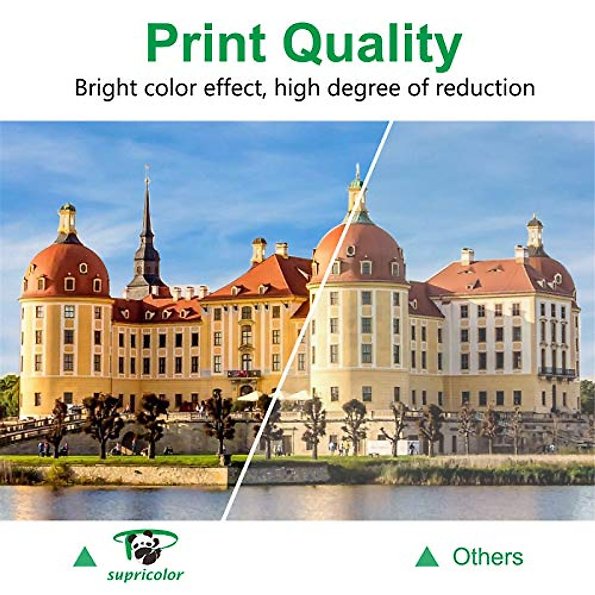 Supricolor 950XL 951XL Ink Cartridges High Yield, Replacement 950 951 Inks Works with OfficeJet Pro 8600 8610 8620 8630 8660 8640 8615 8625 276DW 251DW 271DW Printers 1 Set (BK/C/M/Y)