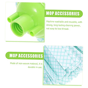 CIYODO 2pcs Mop Replacement Head Cotton Floor Cleaning Easy Cleaning Mop Replace Microfiber Cloth Mop Refill Wet Mop Head Refill Floor Mop Heads Mop Refills Floor Mops Components Sponge