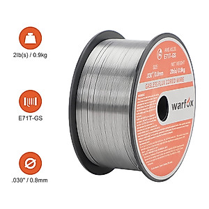 Mig Welding Wire, Flux Core Welder Wire, No Gas/Gasless Welding Wire, 0.8mm e71T-gs Welding Carbon Steel Mig Welder Accessories