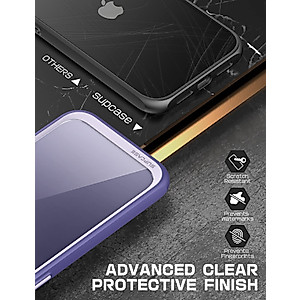 SUPCASE Unicorn Beetle Style Series Case for iPhone 14 Pro Max 6.7 Inch (2022), Premium Hybrid Protective Slim Clear Case (Mauve)