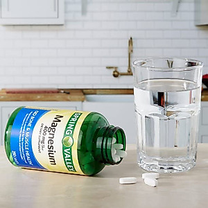 ONLY 1 in Pack Spring Valley Magnesium 400 Mg, 250 Tablets by Spring Valley