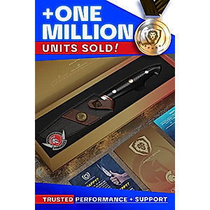 Dalstrong Paring Knife - 3.5 inch - Centurion Series - Swedish 14C28N High - Carbon Stainless Steel Kitchen Knife - G10 Handle - Fruit, Vegetable, Meat - Cooking Chef's Knife - w/Sheath