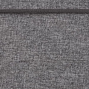 SUPERJARE Double Laundry Hamper with 2 Removable Liner Bags, 150 L Large Laundry Basket with Magnetic Lid, Collapsible Clothes Hamper with Easy Carry Built-in Handles, 2 Section, Linen Gray