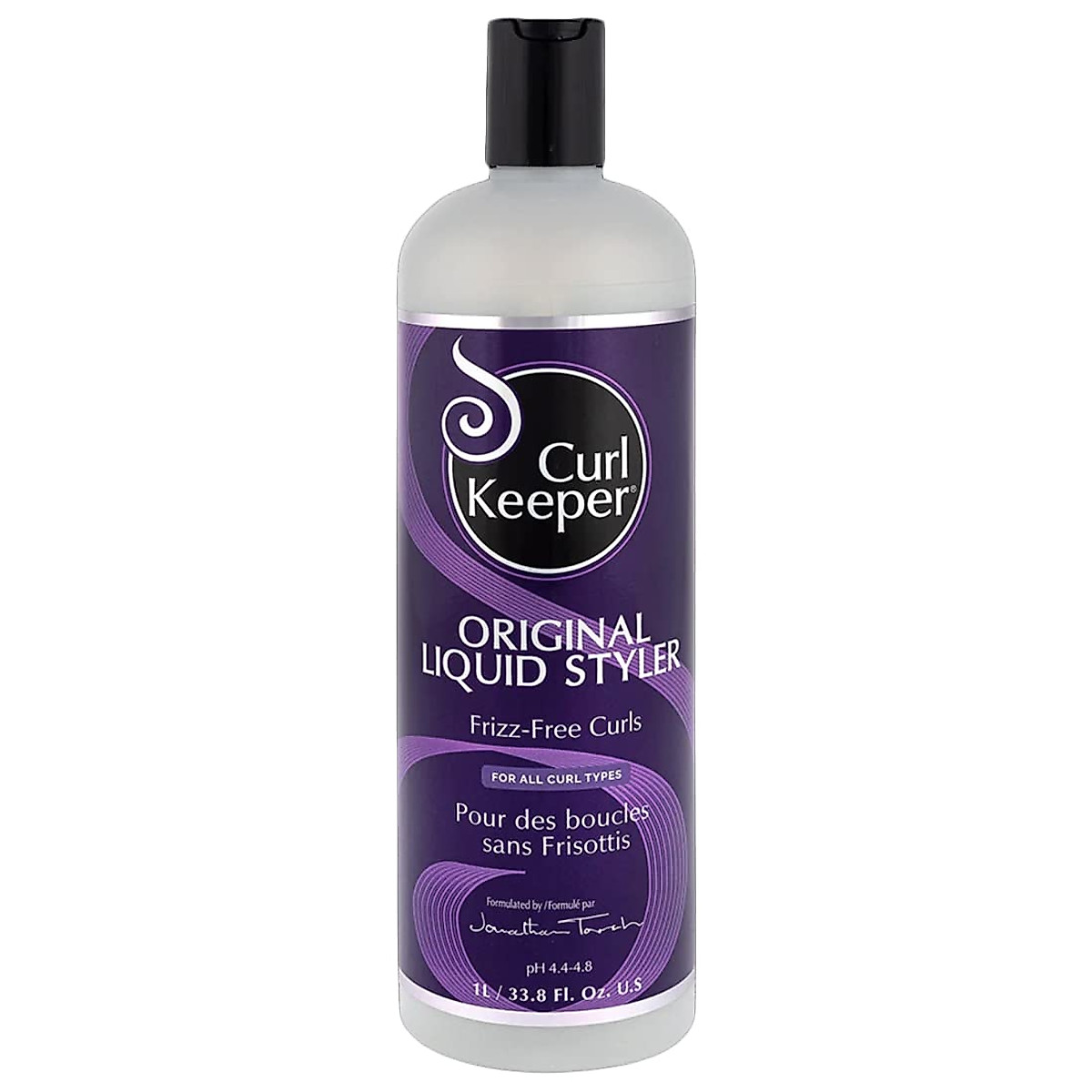 CURLY HAIR SOLUTIONS - Curl Keeper Original: Total Control In All Weather Conditions For Well Defined, Frizz-Free Curls With No Product Build Up (33.8 oz)