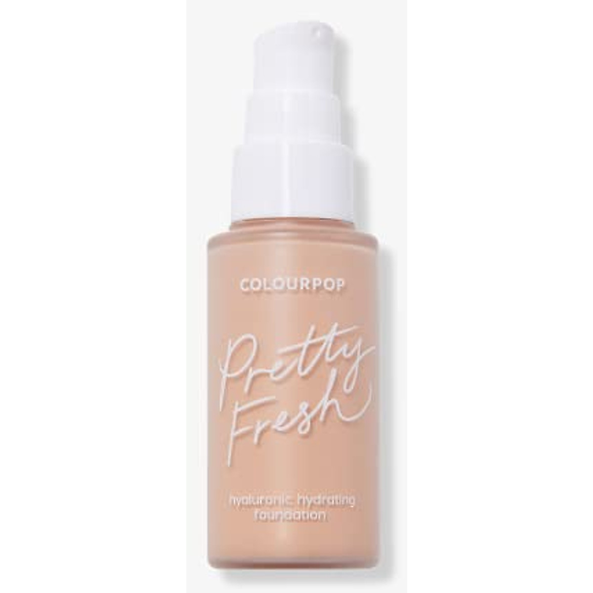 Colourpop Pretty Fresh Hyaluronic Hydrating Foundation Light 40N (Neutral) 1 Oz. Formulated with Fruit Extracts and Coconut Water to Support Hydration , Fine Lines and Soft Skin. (1 Pack)