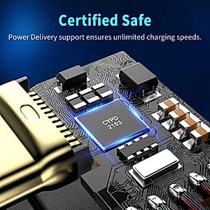 YIWENTEC USB4 8K Cable Thunderbolt 4 Compatible USB 4 Type-c Cable Ultra HD 8K@60Hz 100W Charging 40Gbps Data Transfer Compatible with External SSD eGPU USB-C Docking (Male Male Angle 1.2m)