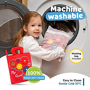 deMoca Busy Book for Toddlers 1-3, Travel Quiet Book Montessori Toy for 1+ Year Old, Kids Plane and Car Activities for Learning, Felt Educational Sensory Toy Boys & Girls, Packaging May Vary