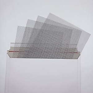 4 Pack - 304 Stainless Steel Woven Wire Mesh Screen, Air Vent Mesh, 11.8“ X 8.27“（300 x 210mm) 1mm Hole 20 Mesh, DIY Project, Easy to Cut and Resistant to Rust