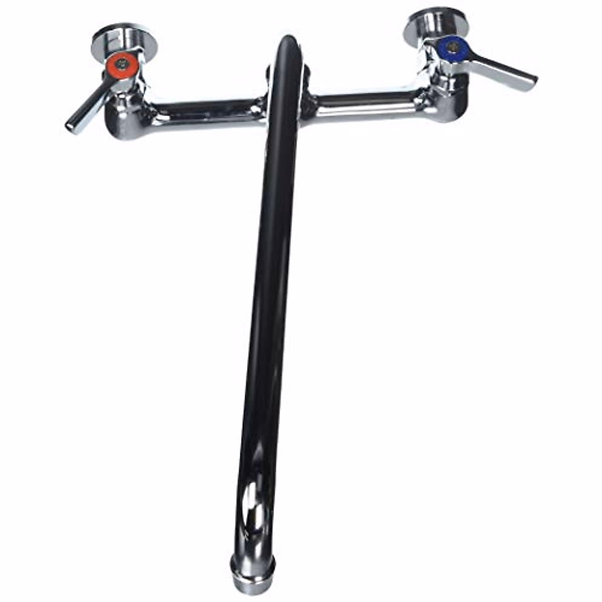 Krowne - 12-814 - Wall Mount Faucet w/ 8" Centers & 14" Spout,Silver