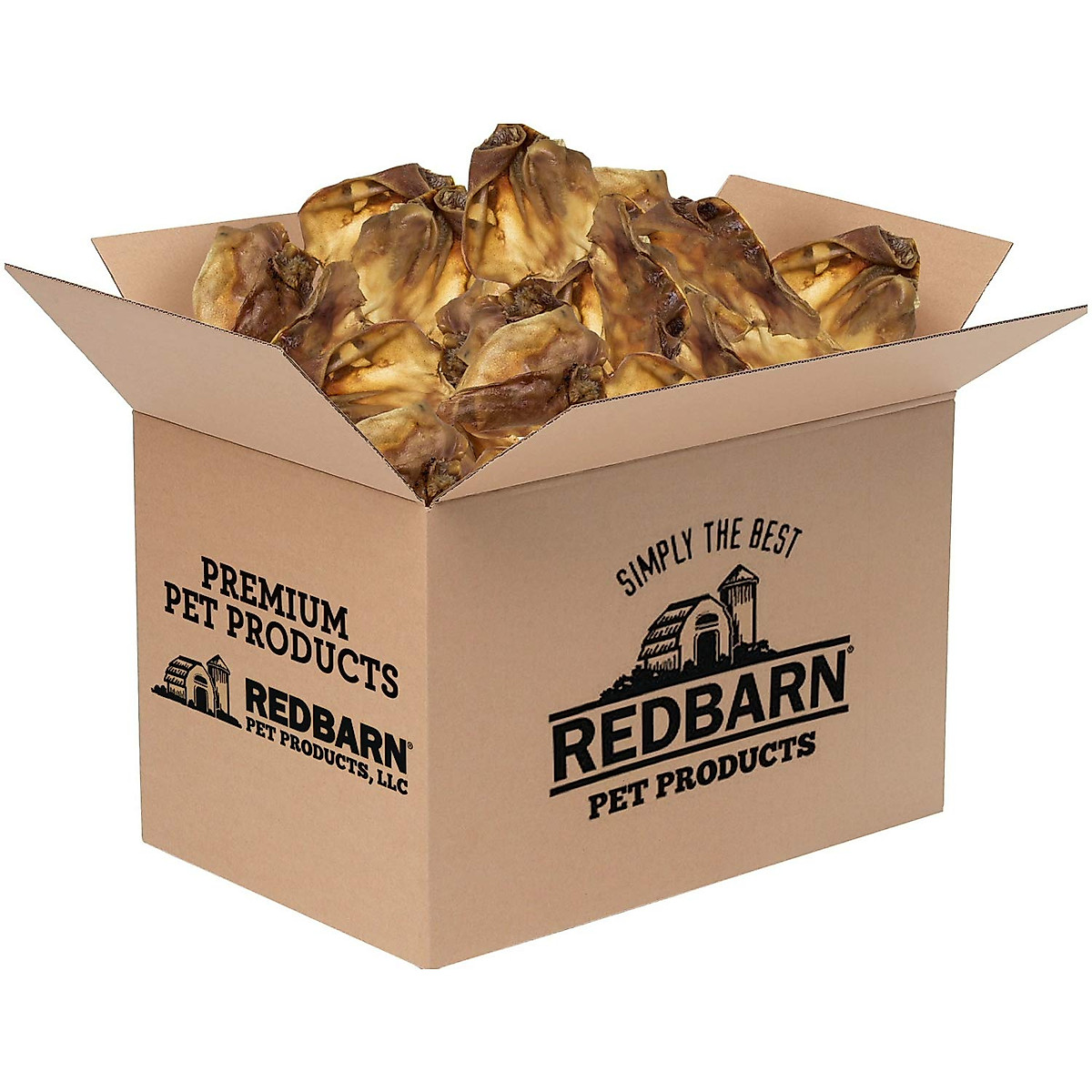Redbarn Pig Ear Dog Chew, 100 Count